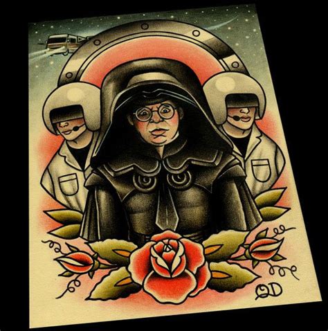 Spaceballs Tattoo Art Print By Parlortattooprints On Etsy 3000