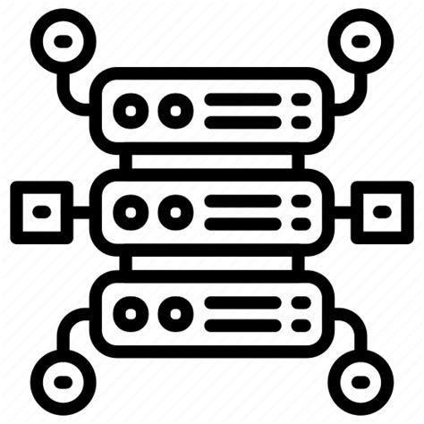 Data Structure Database Server Device Computing System Icon
