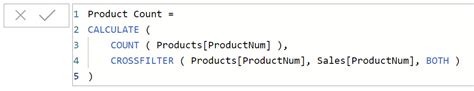 power bi dax crossfilter function hat full of data