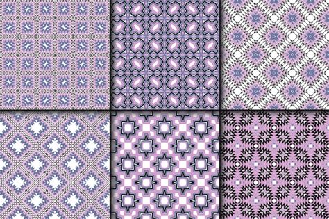 현대 기하학적 패턴의 집합입니다 벡터 일러스트입니다 직물 섬유 두건 0명에 대한 스톡 벡터 아트 및 기타 이미지 0명 꽃 식물 낙서 드로잉 Istock