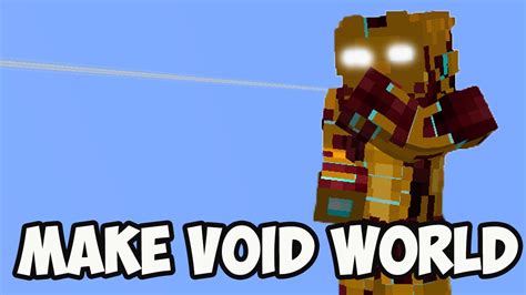 Minecraft How To Make Void World Easy With Udisen Youtube