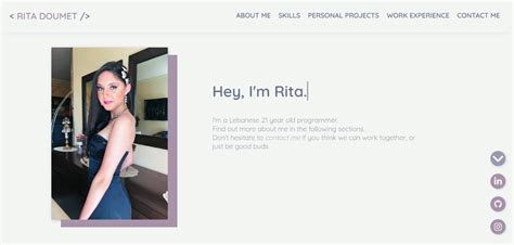 GitHub Ritadoumet My Portfolio