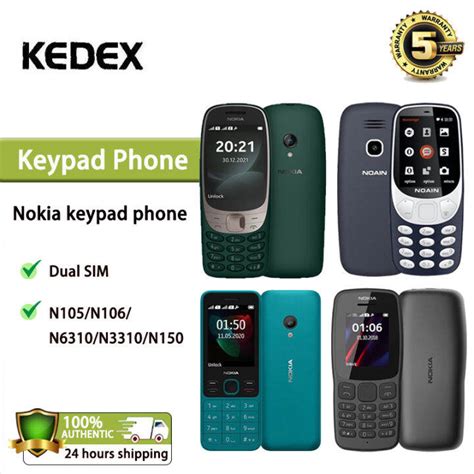 Kedex Nokia 6310 N105 N106 Keypad Phone Feature Phone Dual Sim 2g Mini Mobile Phone Keypad
