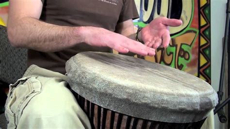 How To Play Bass Note On A Djembe Drum Africa Heartwood Project Youtube