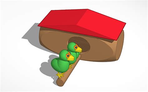 3d Design Green Duck Tinkercad