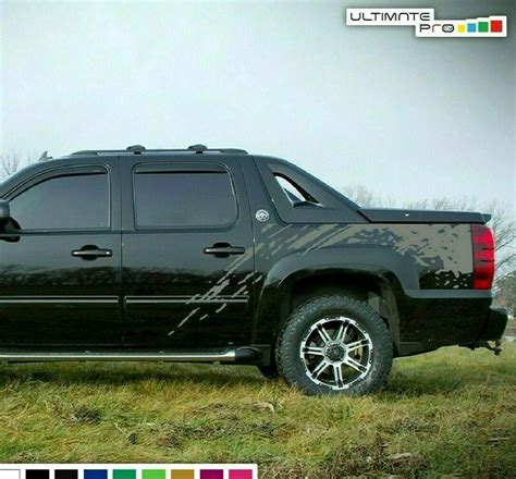 Decal Cover Side Graphic Sticker Bed Wrap For Chevrolet Avalanche Spla