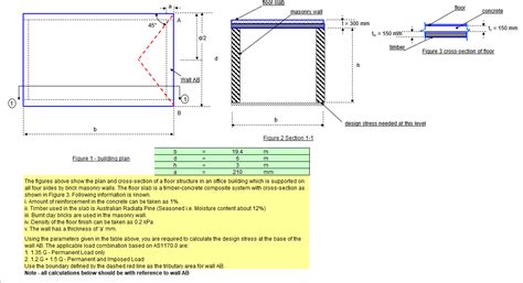 Solved Fiqure 2 Section 1 1 Fiqure 1 Building Plan The