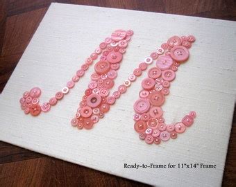 Unique Framed Button Art Related Items Etsy