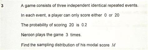 Solved 3 ﻿a Game Consists Of Three Independent Identical