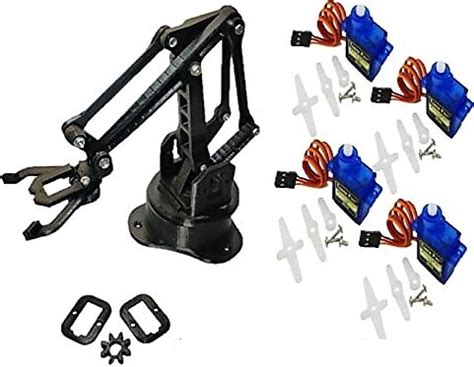 Arduino Plastik Robot Kol Seti Gövde SG90 Montaj Vida Set Robot Sepeti