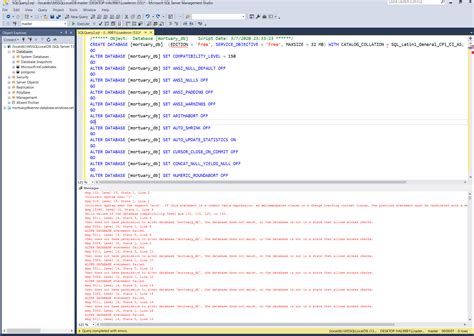 Ssms Sql Backup File Made With Mssms Is Not Working On Mssms
