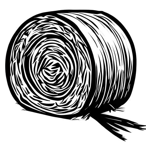 Hay Bale Drawing Easy At Eva Gopinko Blog