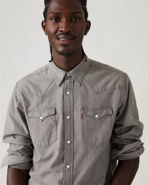 Classic Western Standard Fit Shirt Black Levis® Us