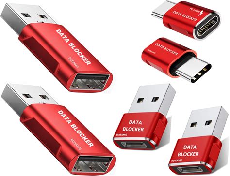 Buisamg Data Blocker Usb A And C For Iphone 15 16 And Any Usb C Mobile Phone Protect Against