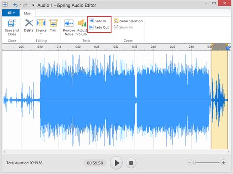 Setting Fade Effects