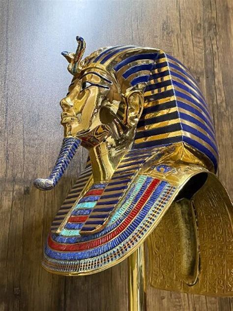 Original Size King Tutankhamun Mask Copy Mask For King Tutankhamun The Only One On The World