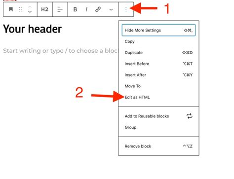 How To Add An ID To A Header In WordPress UHD Ed