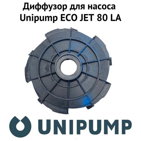 Комплектующие для садовых насосов Unipump Диффузор для насоса Eco Jet