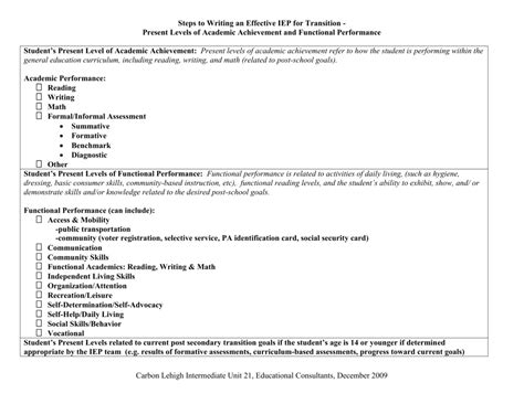 Steps To Writing An Effective Plaafp