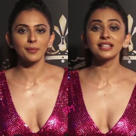 Rakul Preet Singh Hot Cleavage Show Indian Actress Photos Most