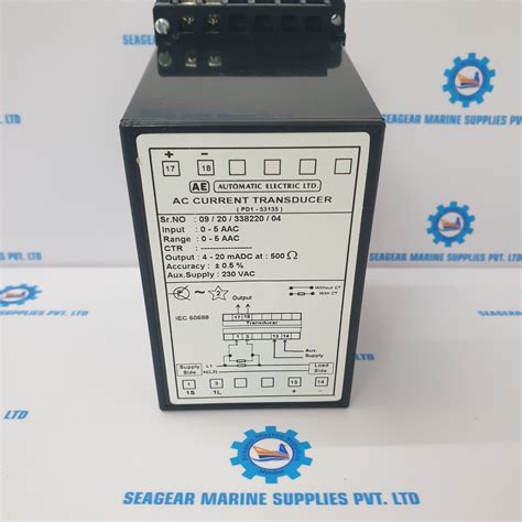 Ac Current Transducer Seagear Marine