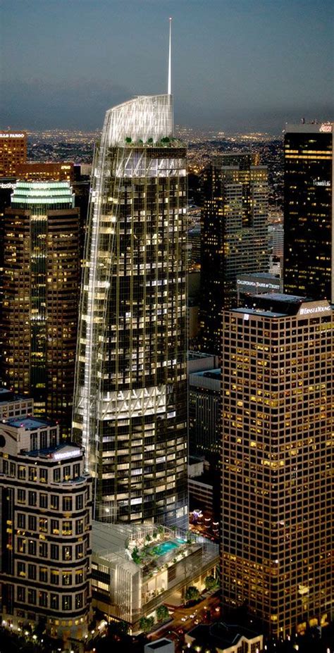 Wilshire Grand Tower 73 Story Officehotelretailrestaurantplaza