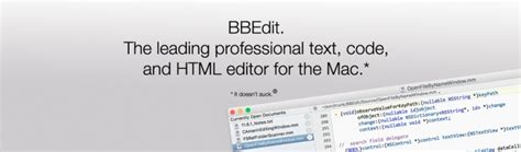 友環公司 Bbedit Html文字編輯器文書編輯