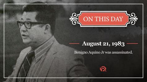 Rappler On Twitter Onthisday In 1983 Staunch Marcos Critic Benigno