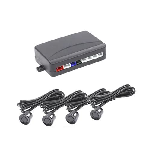 4 Sensors Buzzer Car Parking Reverse Backup Radar Sound Alert Indicator Probe System Sensor