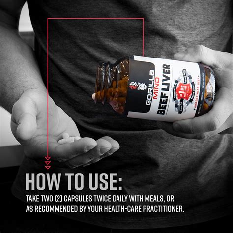 Beef Liver Capsules Gorilla Mind