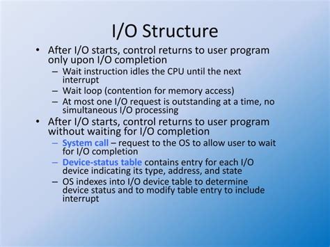 Operating System 03 Handling Of Interrupts Pptx Operating Systems