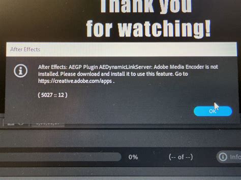 Unable To Use Media Encoder With After Effects Adobe Community 13572707
