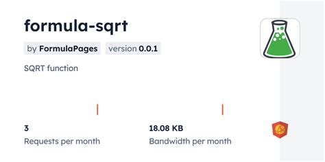 Formula Sqrt Cdn By Jsdelivr A Cdn For Npm And Github