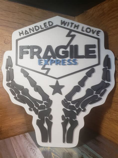 Fragile Express Sign Etsy