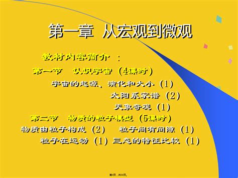 从宏观到微观 共30张ppt Word文档在线阅读与下载 无忧文档