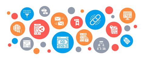 Seo 플랫 벡터 일러스트 레이 션 북마크 호스팅 하이퍼 링크 광고 배너 웹 사이트 디자인 또는 방문 웹 페이지에 대한 데이터 전송 개념 개념에 대한 스톡 벡터 아트 및