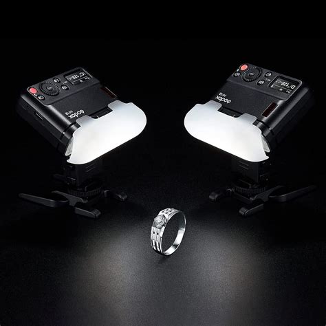 Kit De 2 Flashes Macro Twin Flash Godox Mf12 K2 Recargables Eb