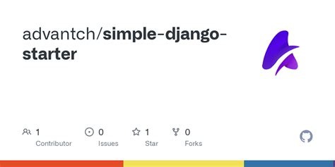 Github Advantchsimple Django Starter
