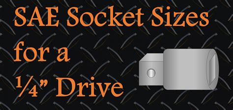 Sae Socket Sizes For 1 4 Drive Chart Imperial Socket Wrenches