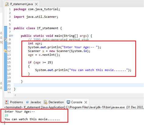 Java If Statements Important Concept