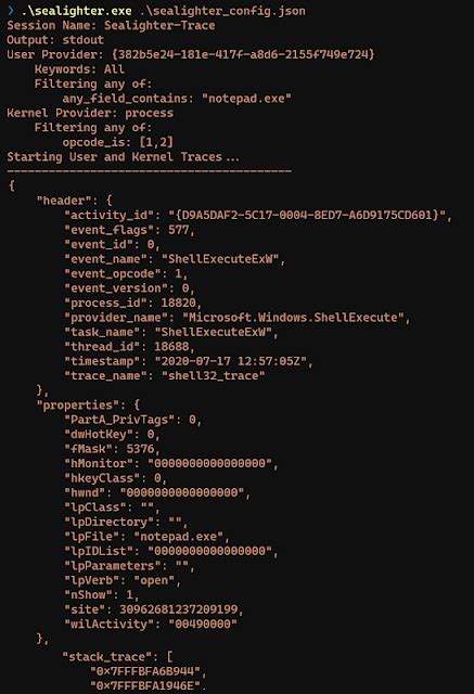 Sealighter Easy Etw Tracing For Security Research