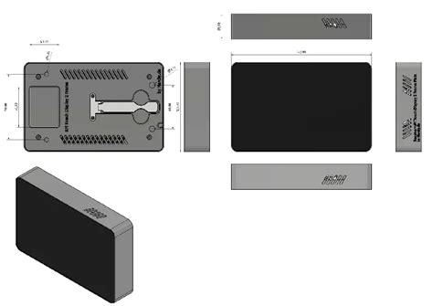 Raspberry Pi Touch Display 2 Frame For Raspberrypi 4 Vertical By Nerdiyde By Nerdiyde