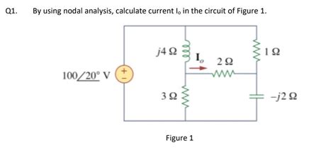 solved q1 ﻿by using nodal analysis calculate current i0