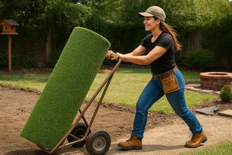 Artificial Turf Dolly Premium Grass Blades