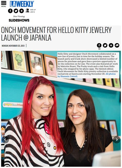 La Weekly Photos From The Onch X Hello Kitty Launch Party Japanla