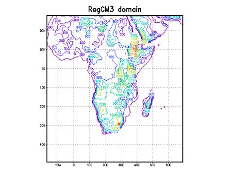 2 Domain Area Of Regcm3 On The E1350 Ibm Linux Cluster Download