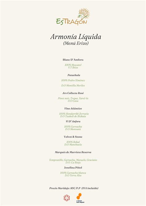 Es Tragón Full Menu Online