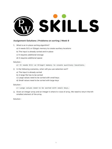 Assignmnet 03 Solution Pdf
