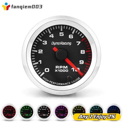 Fan V Car Tachometer Gauge Tacho Meter Mm Universal RPM Measuring Range