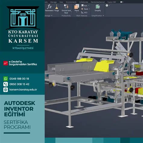 Autodesk Inventor Eğitimi Sertifika Programı